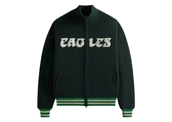 Kith X Nfl 47 Eagles Wyona Full Zip Sweater