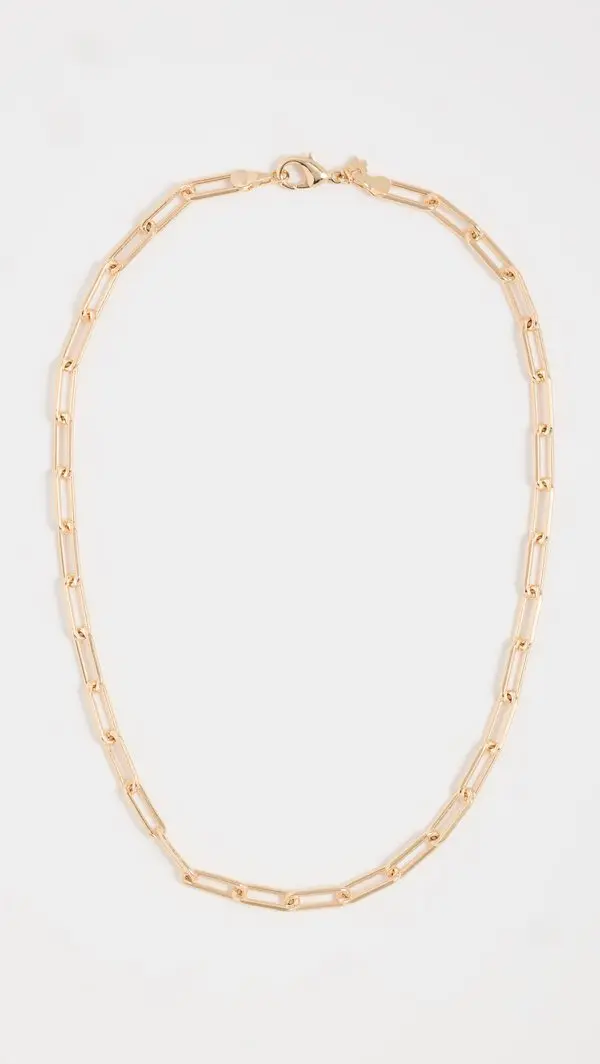 ADINA EDEN Paperclip Link Necklace