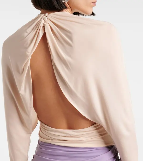Magda Butrym Colorblock Open-back Minidress
