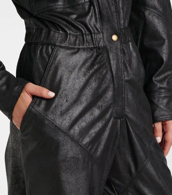 Isabel Marant Étoile Faux Leather Jumpsuit