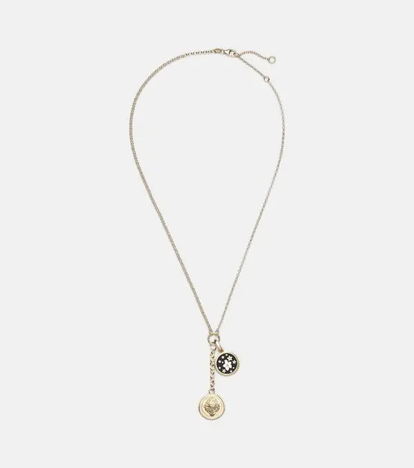 FOUNDRAE Strength Resilience 18kt Chain Necklace With Diamonds - Gold