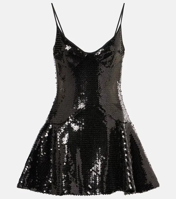 David Koma Sequined Minidress