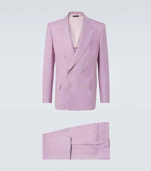 TOM FORD Atticus Silk Suit - Purple