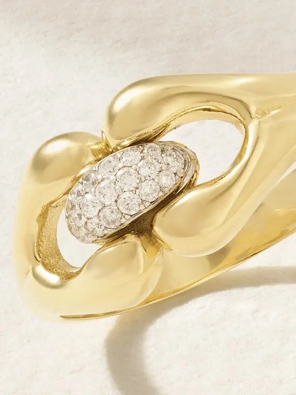 JENNA BLAKE 18-karat Diamond Ring