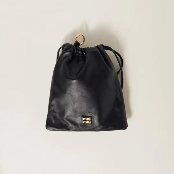 Miu Miu Nappa Leather Pouch