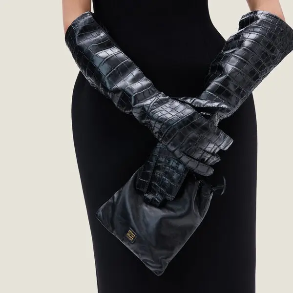 Miu Miu Nappa Leather Pouch