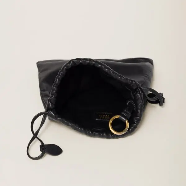 Miu Miu Nappa Leather Pouch