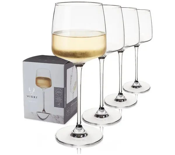 VISKI Reserve Julien Crystal Chardonnay Glasses - One-color
