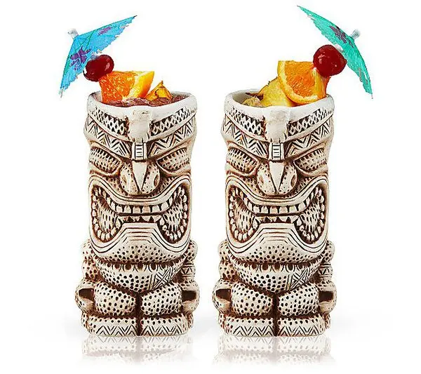 VISKI Pacific High Tide Tiki Mugs - One-color