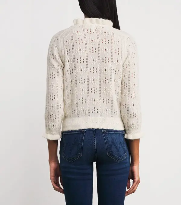 DÔEN Alpaca-blend Claudie Cardigan - Ivory