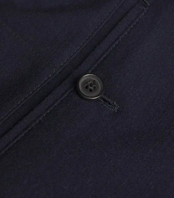 Isaia Wool-cashmere Blend Drawstring Trousers - Navy
