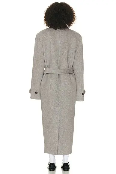 HELSA Bold Shoulder Long Coat