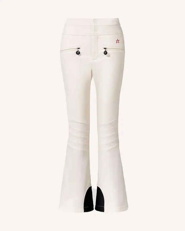 Perfect Moment High-waist Aurora Flare Ski Pant - White