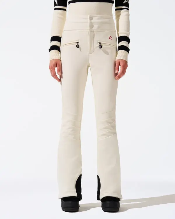 Perfect Moment High-waist Aurora Flare Ski Pant - White