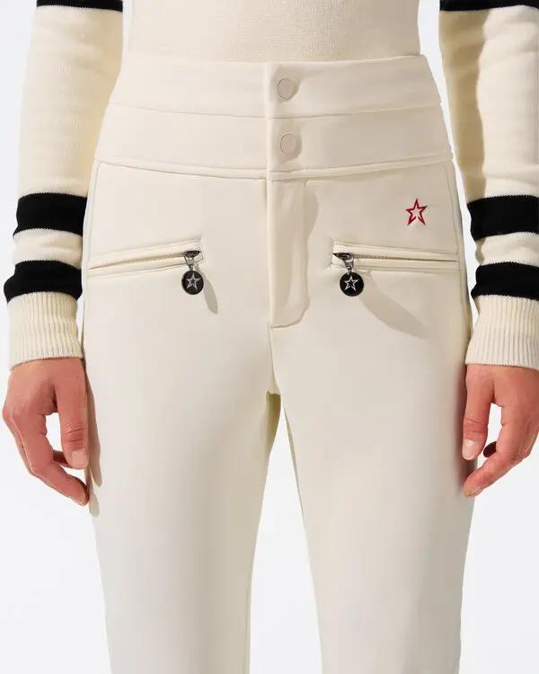 Perfect Moment High-waist Aurora Flare Ski Pant - White