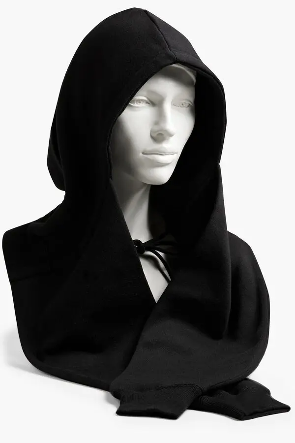 Balenciaga Fleece Hooded Scarf