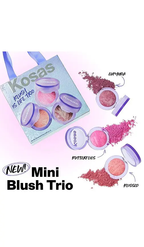 KOSAS Baked Blush Mini Trio In Beauty