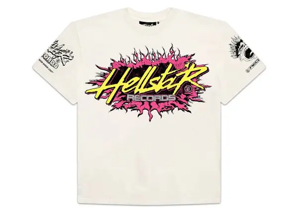 HELLSTAR Records T-shirt - White