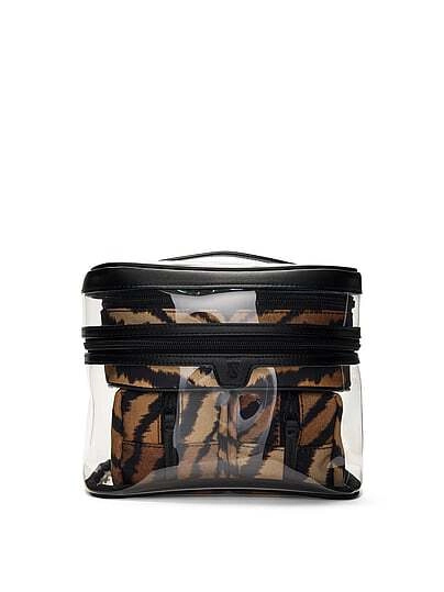 Victoria's Secret 4-piece Makeup Bag - Black
