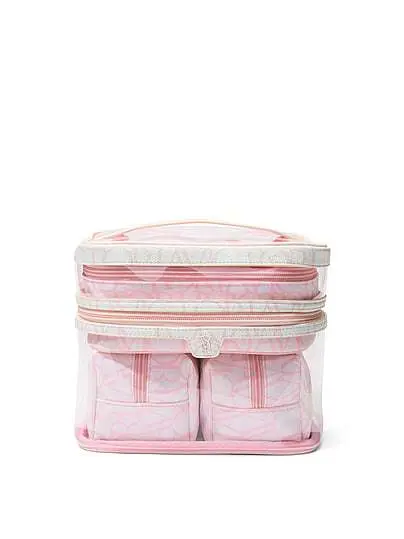 Victoria's Secret 4-piece Makeup Bag - Print