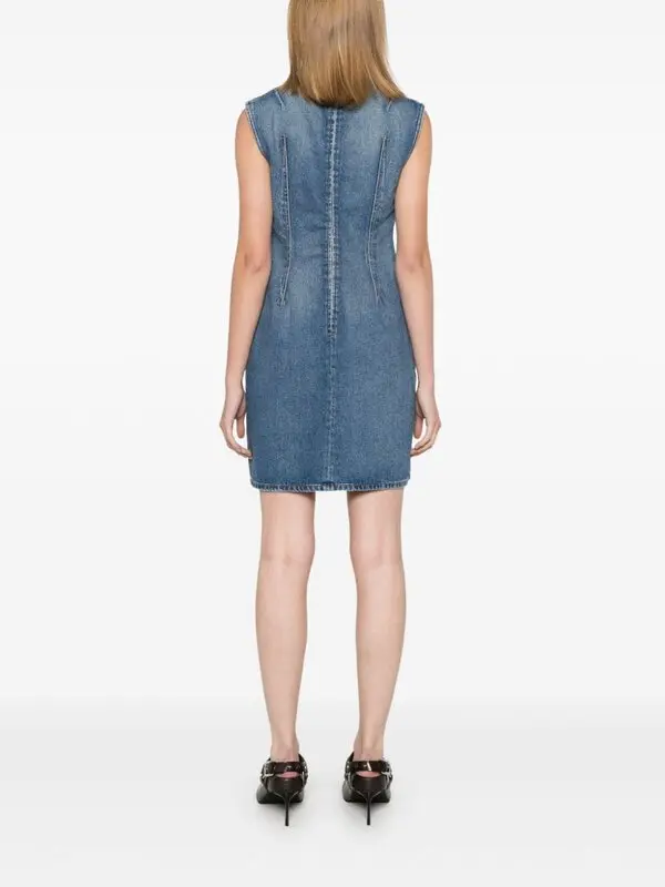 Stella McCartney Denim Mini Dress - Blue