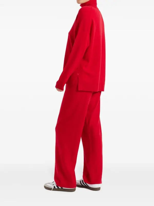 Chinti & Parker Wool-cashmere Turtleneck Sweater - Red