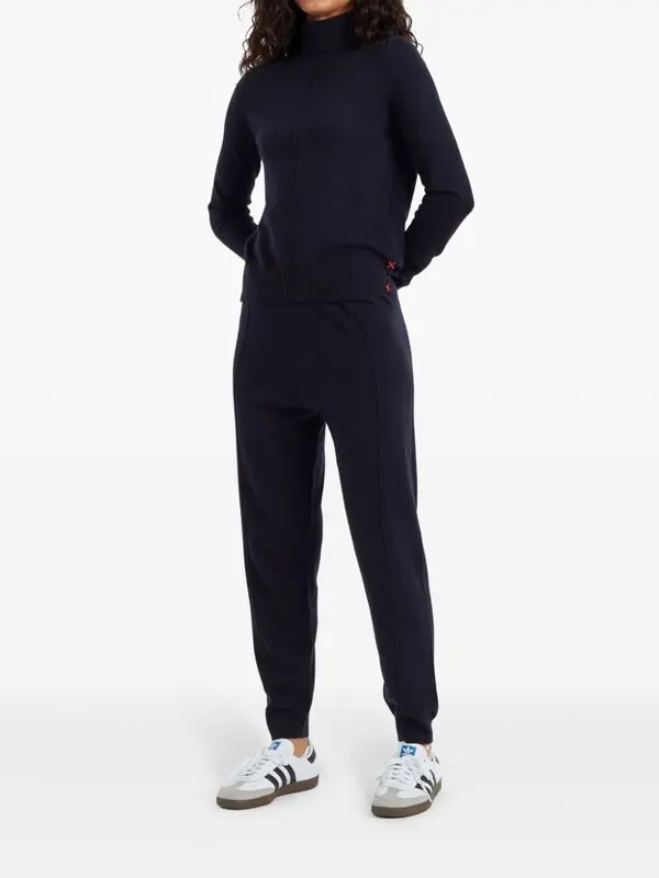 Chinti & Parker Cuffed Track Pants - Blue