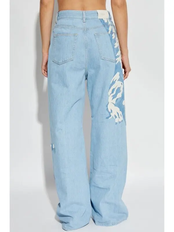 Lacoste Logo Straight-leg Jeans