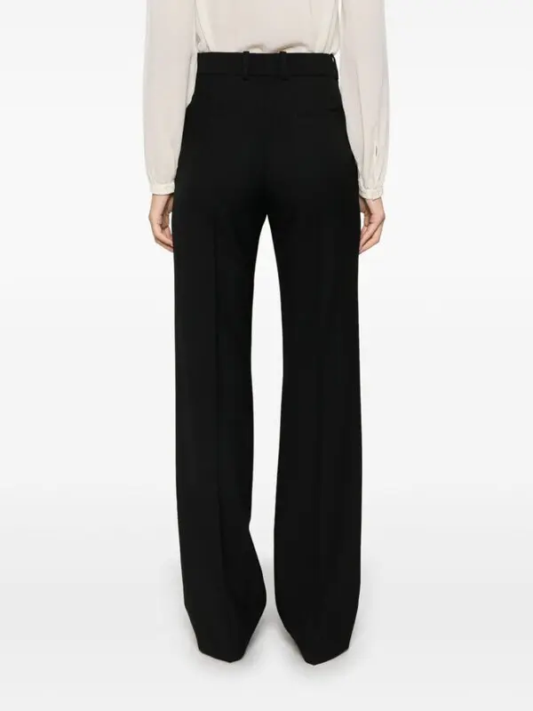 Chloé Virgin-wool Tailored Trousers - Black