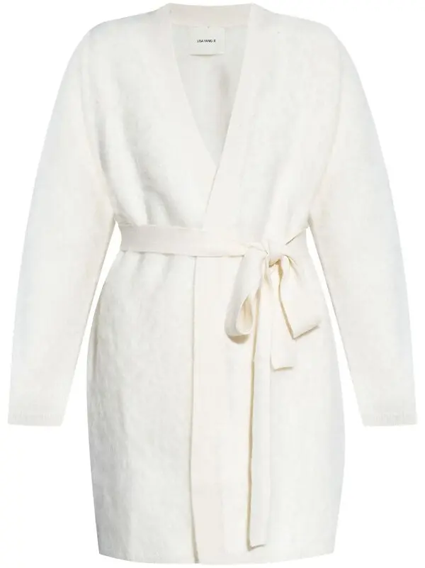 LISA YANG Amina Cashmere Cardigan - White