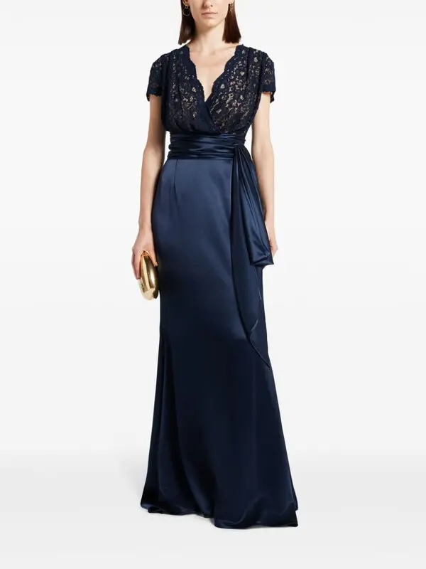 Talbot Runhof V-neck Gown