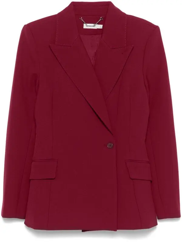 Simkhai Double-breasted Blazer - Red