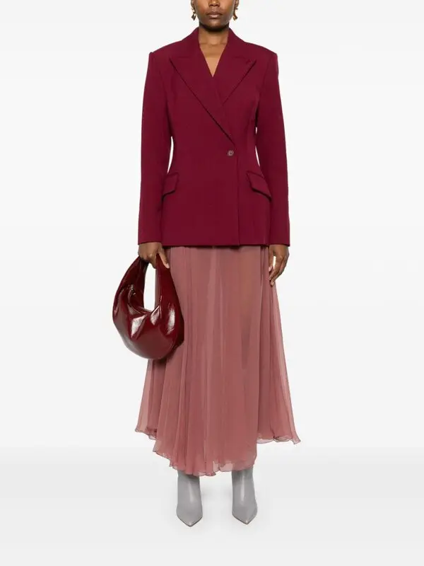 Simkhai Double-breasted Blazer - Red