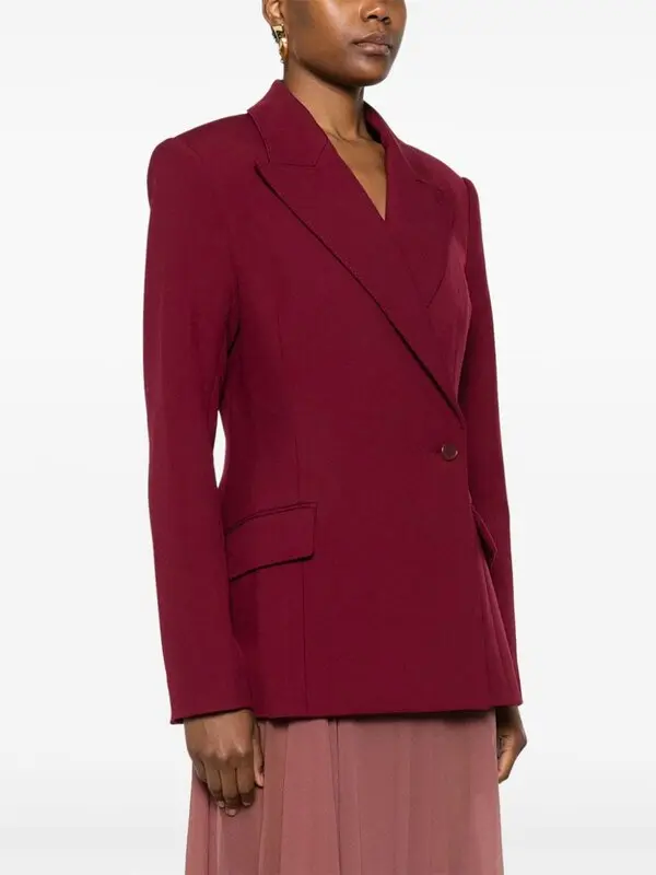 Simkhai Double-breasted Blazer - Red