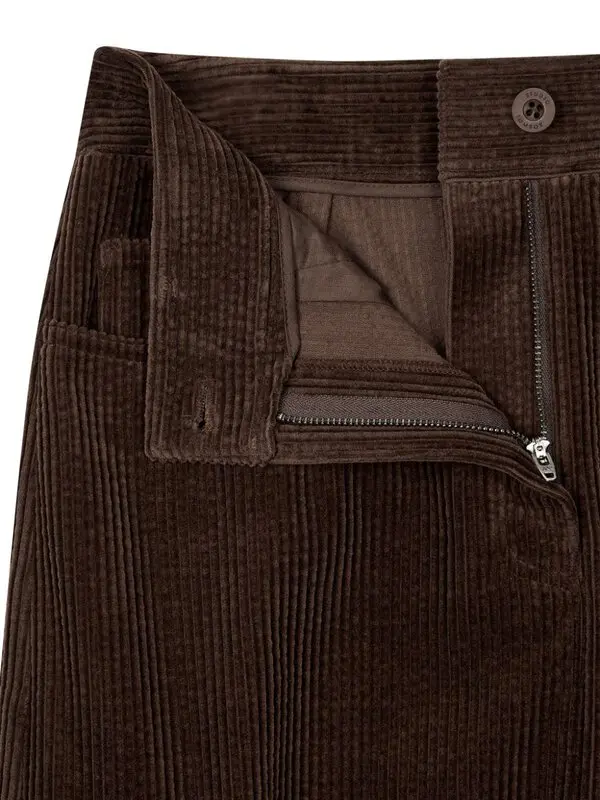 STUDIO TOMBOY Corduroy Cargo Skirt - Brown