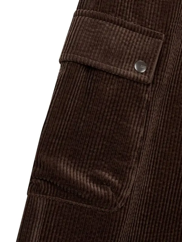STUDIO TOMBOY Corduroy Cargo Skirt - Brown
