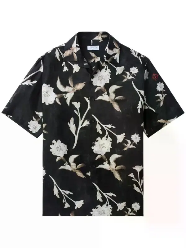 Off-White Floral-print Shirt