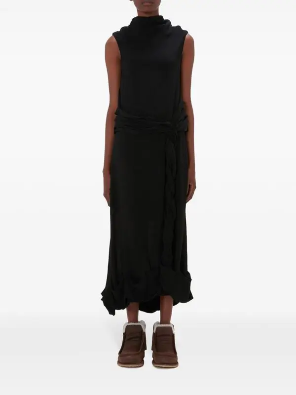 JW Anderson Twisted Sheer Midi Dress