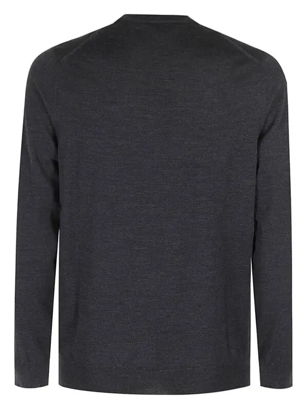 ZANONE Wool Crew Neck Sweater - Grey