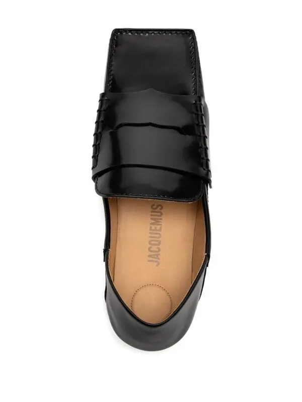 Jacquemus The Carré Loafers - Black