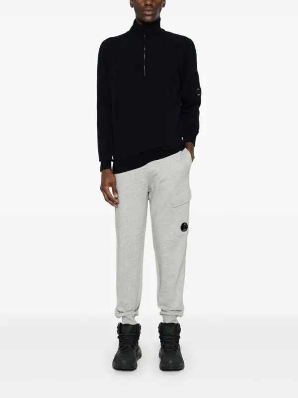C.P. COMPANY Half-zip Sweater - Blue