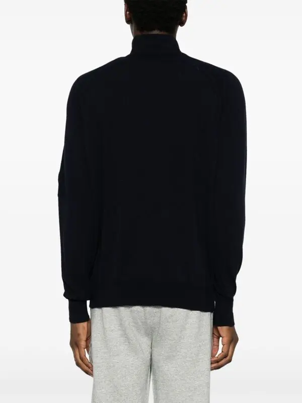 C.P. COMPANY Half-zip Sweater - Blue