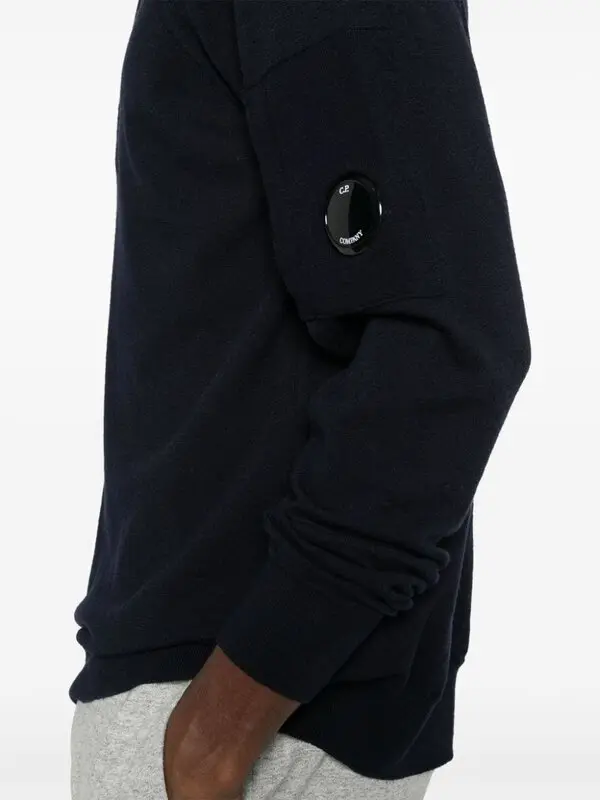 C.P. COMPANY Half-zip Sweater - Blue
