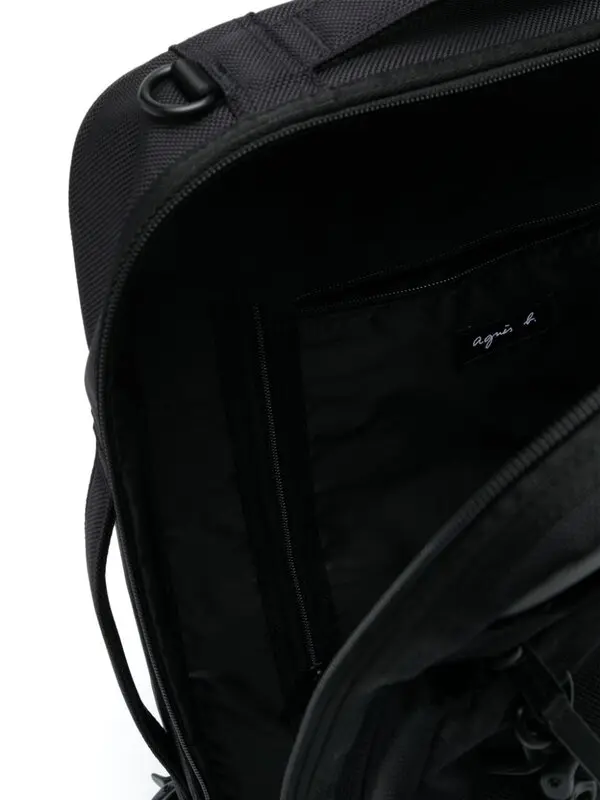 AGNÈS B. Logo-patch Backpack