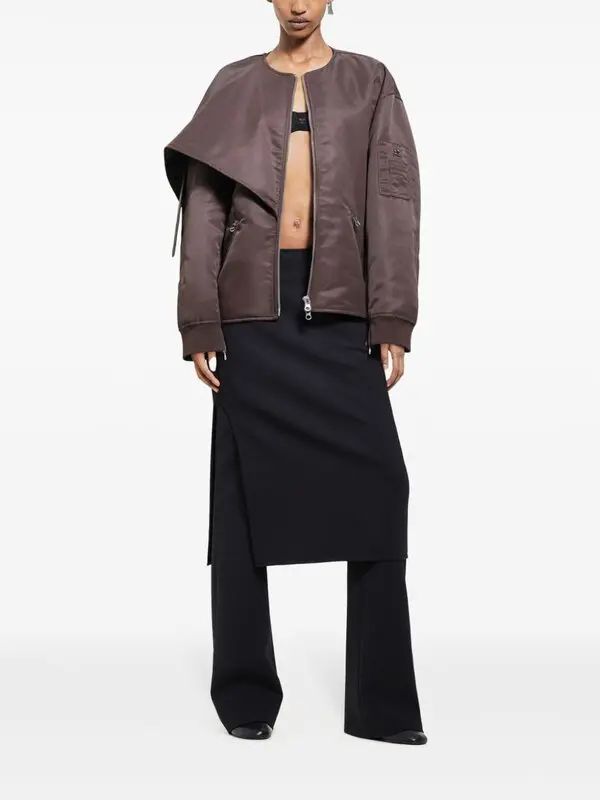 COURREGES Bow-collar Bomber Jacket