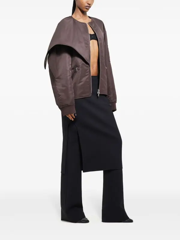 COURREGES Bow-collar Bomber Jacket