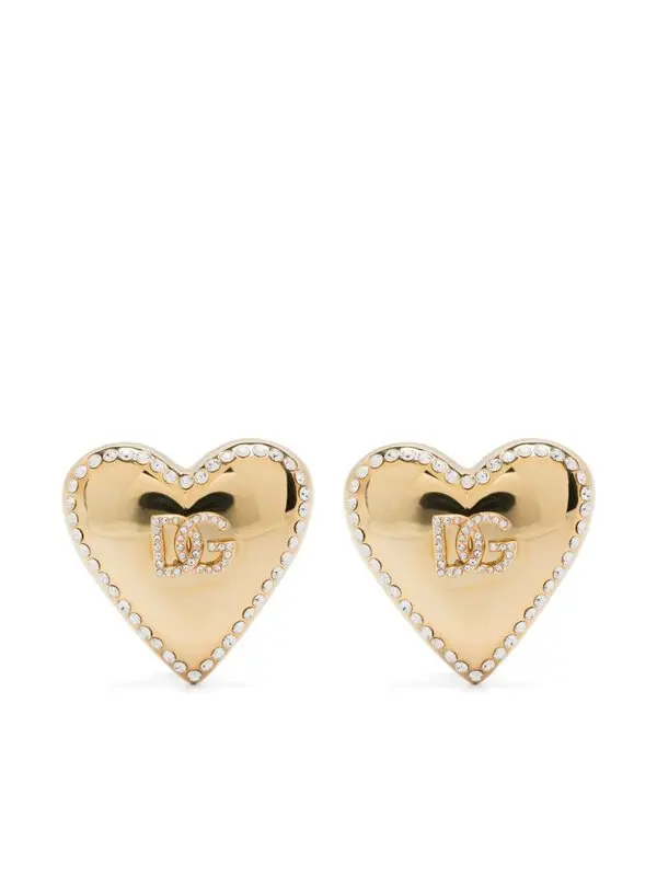 Dolce & Gabbana Heart Clip-on Earrings - Gold