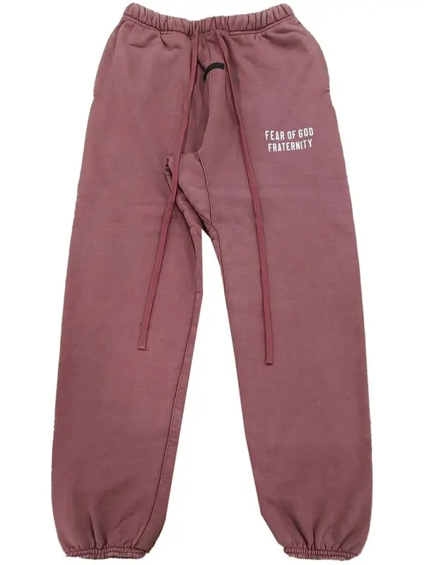 Fear Of God Logo-print Track Pants - Pink