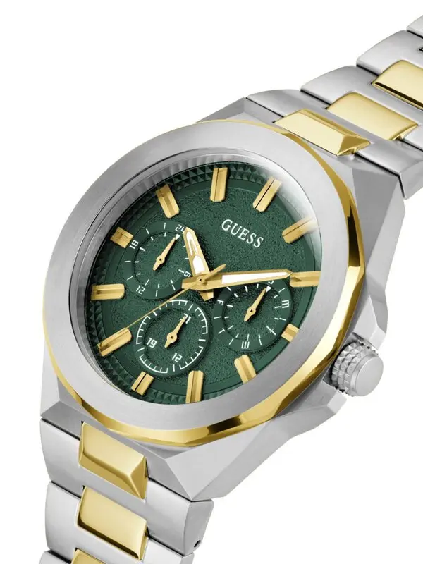 Guess 46mm Chronograph Bracelet Watch - Green