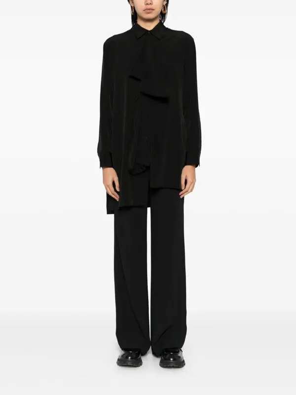 Yohji Yamamoto Asymmetric Shirt - Black